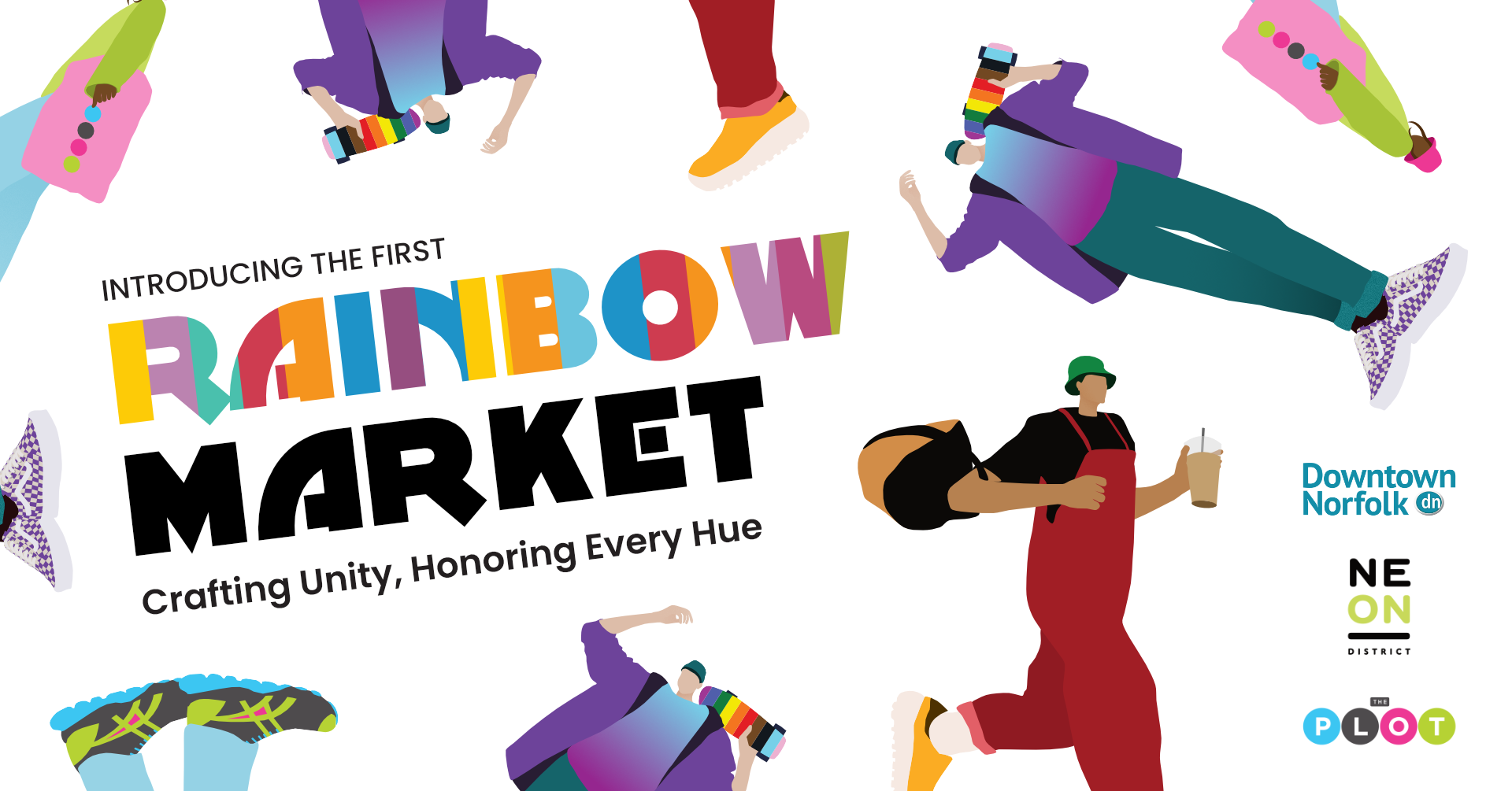 NEON Rainbow Market - NEON Norfolk